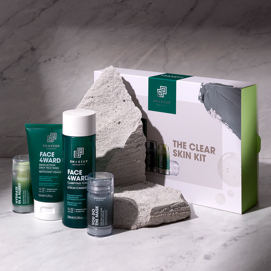 The Clear Skin Kit | Skincare for Men | Shakeup Cosmetics | Shakeup ...
